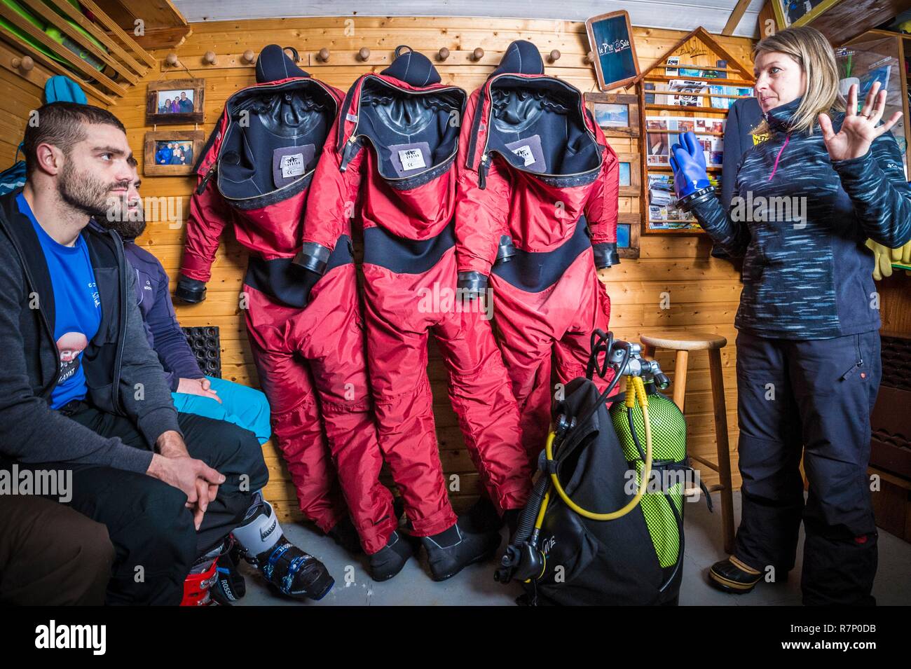 Ice diving alps hi-res stock photography and images - Alamy