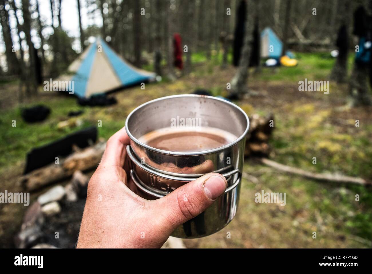 Hot camping hi-res stock photography and images - Alamy