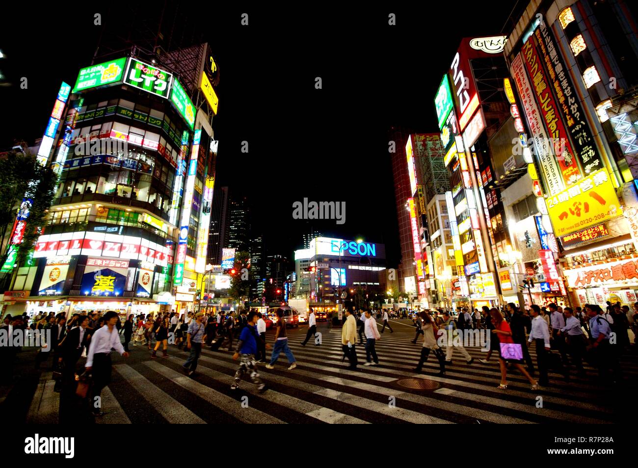 Japan, Honshu island, Kanto region, Tokyo, Shinjuku district Stock ...