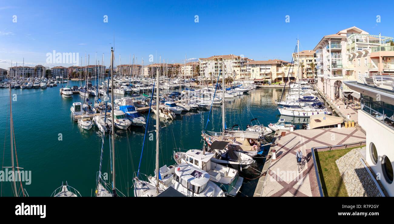 France, Var, Frejus, Port Frejus Stock Photo - Alamy