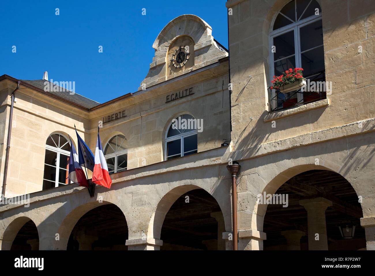 France, Val d'Oise, French Vexin Natural Regional Park, labelled Les ...