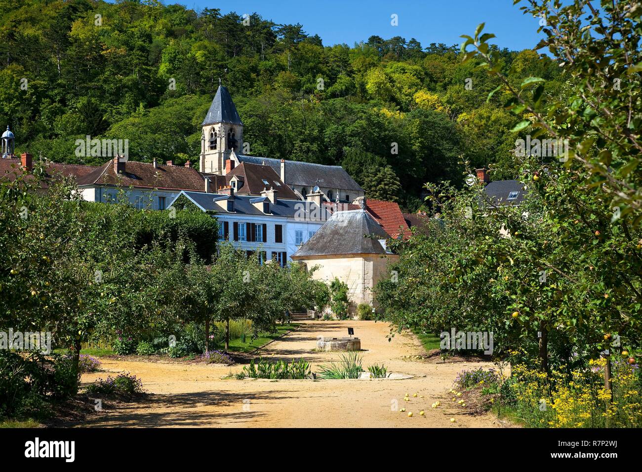 France, Val d'Oise, French Vexin Natural Regional Park, labelled Les ...