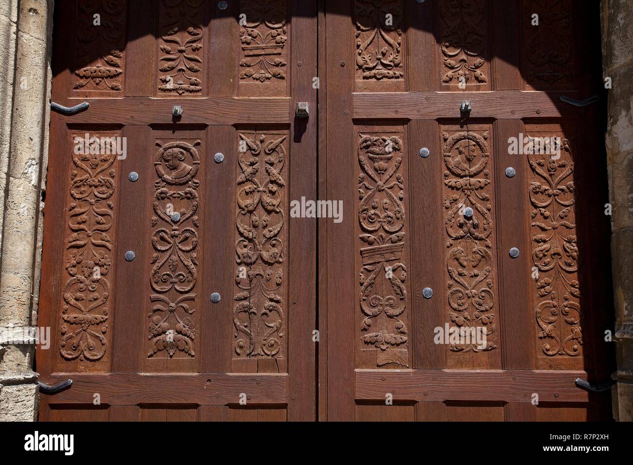 France, Val d'Oise, French Vexin Natural Regional Park, labelled Les ...