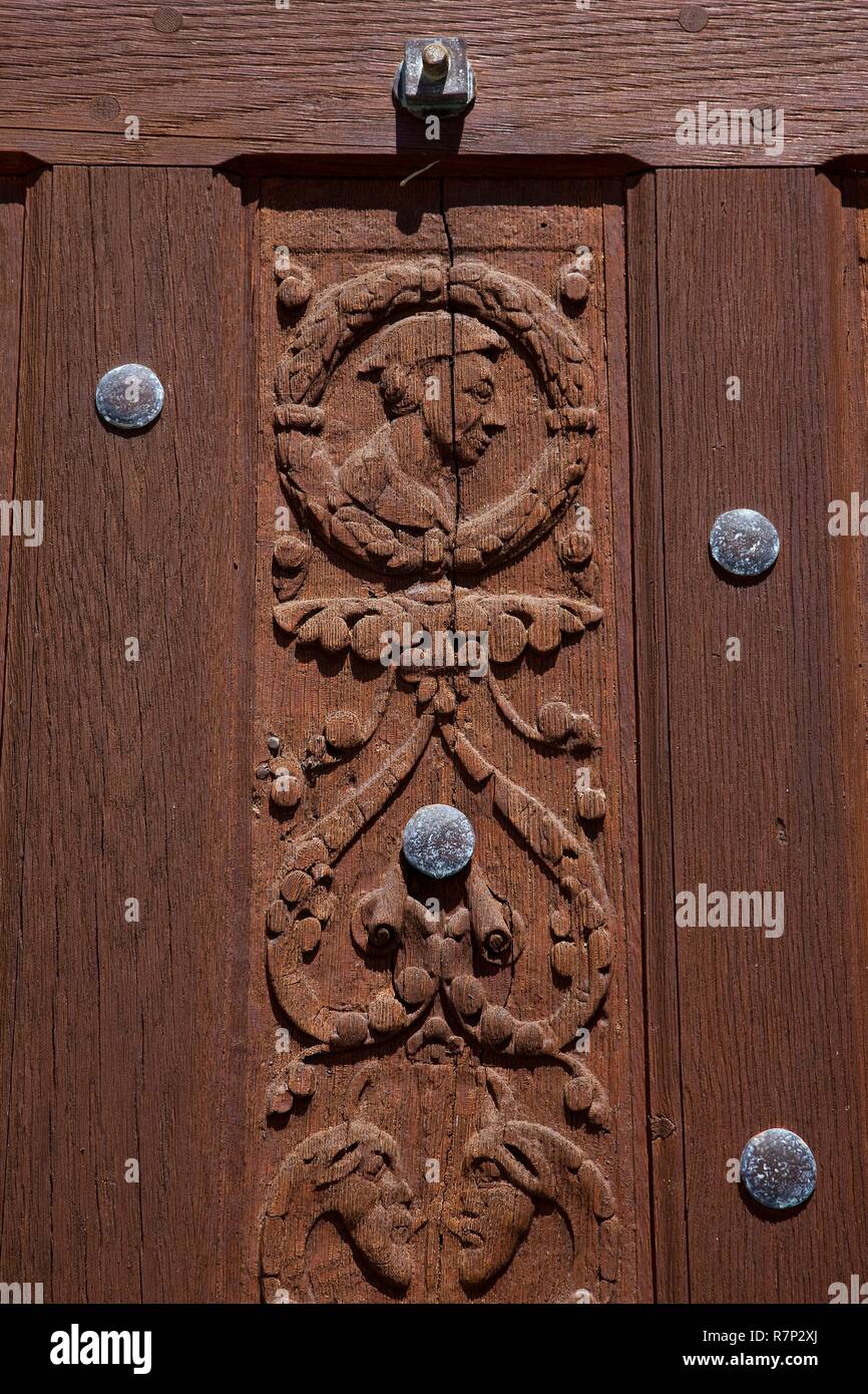 France, Val d'Oise, French Vexin Natural Regional Park, labelled Les ...