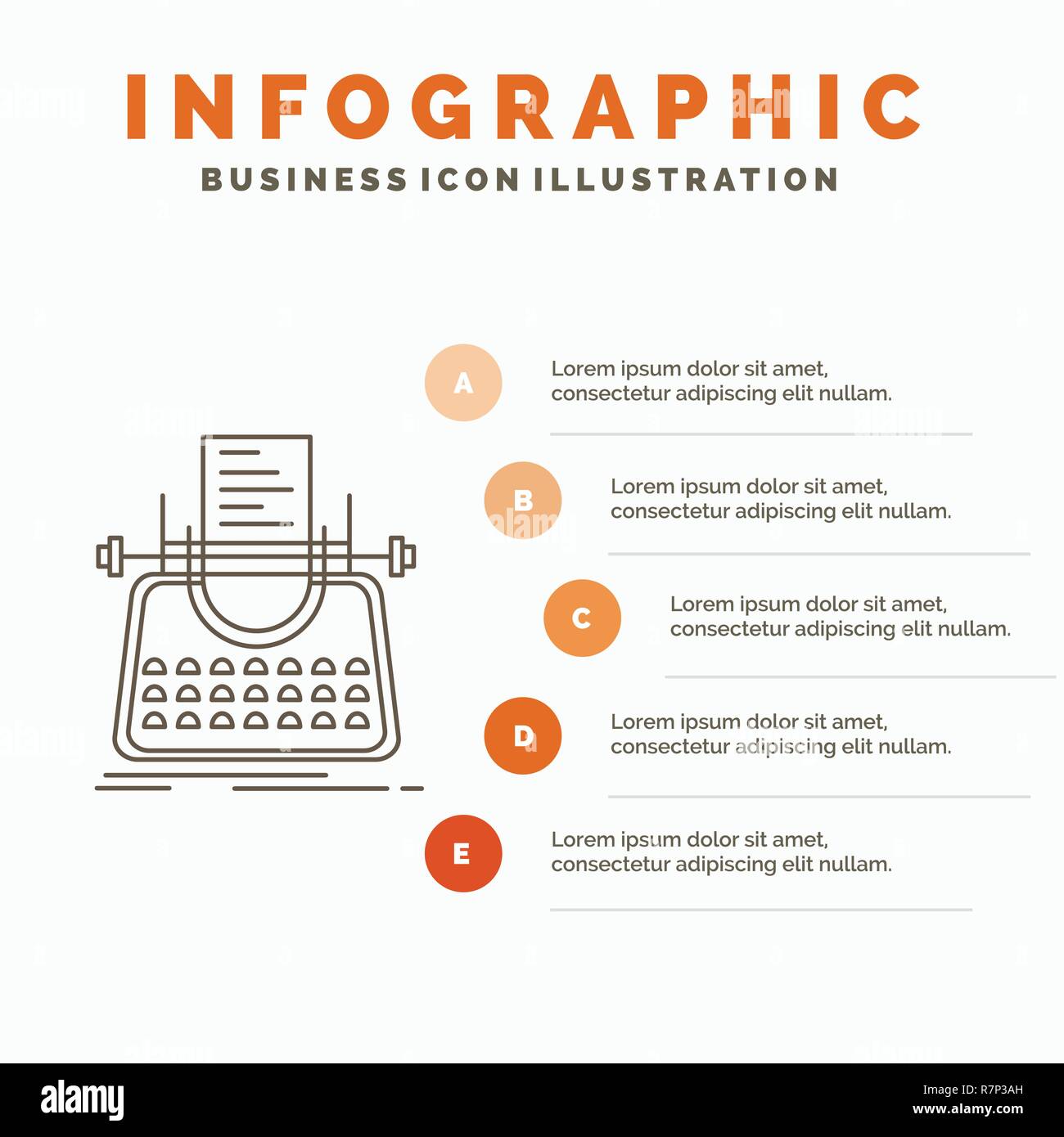 Retro infographic concept page Stock Vector Images - Alamy