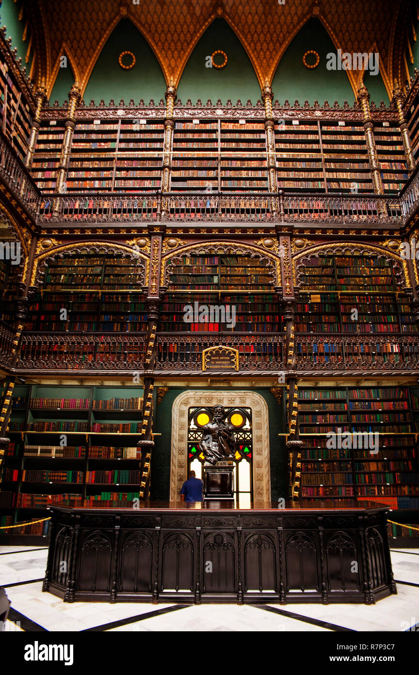 Portuguese Reading Cabinet of Rio de Janeiro, one of the most beautiful ...