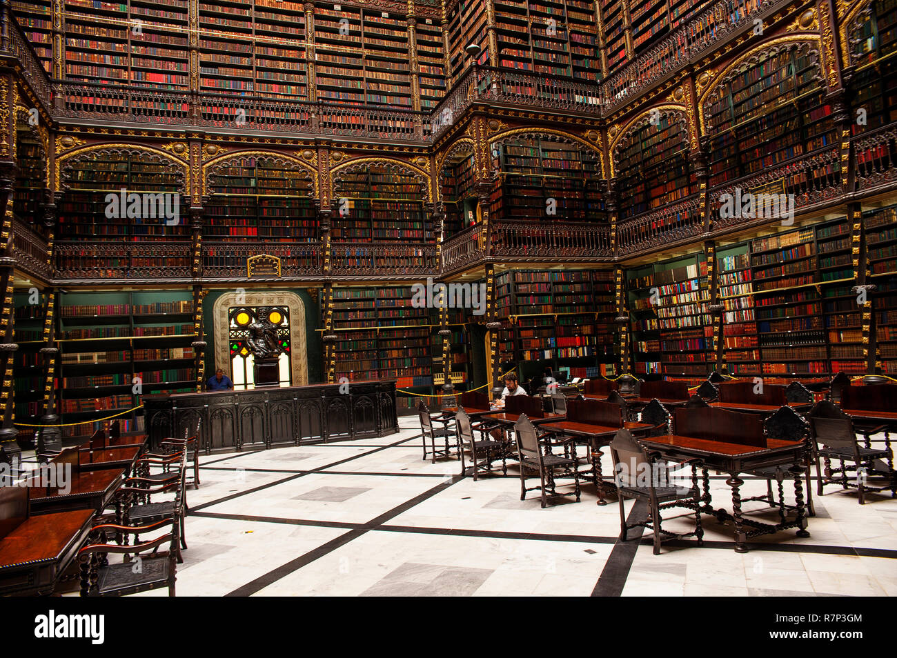 Portuguese Reading Cabinet of Rio de Janeiro, one of the most beautiful ...