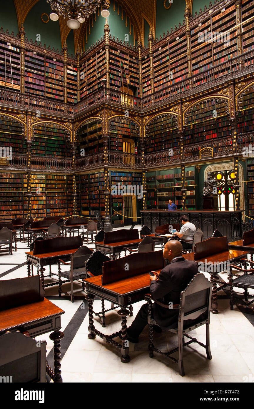 Portuguese Reading Cabinet of Rio de Janeiro, one of the most beautiful ...
