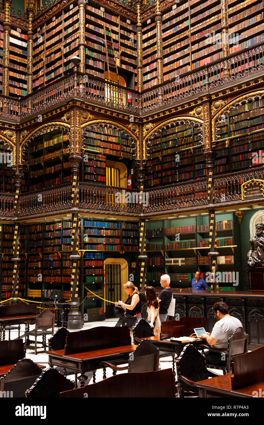 Portuguese Reading Cabinet of Rio de Janeiro, one of the most beautiful ...