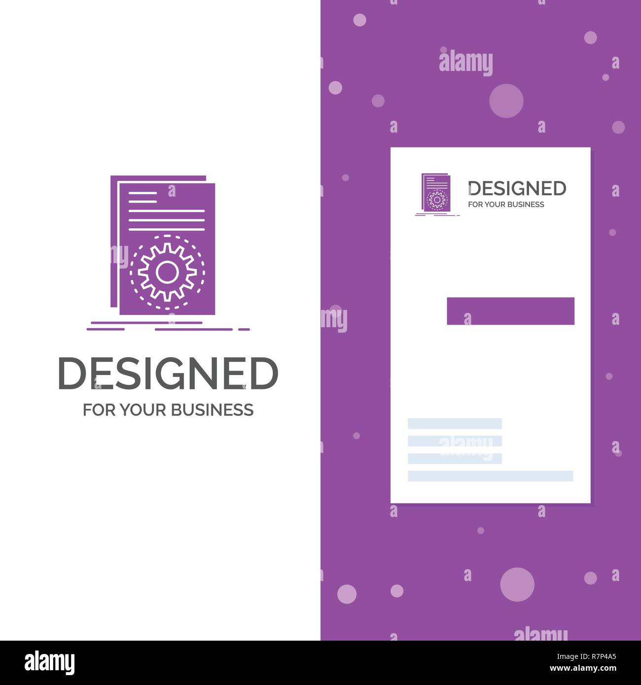 Business Logo For Code Executable File Running Script Vertical