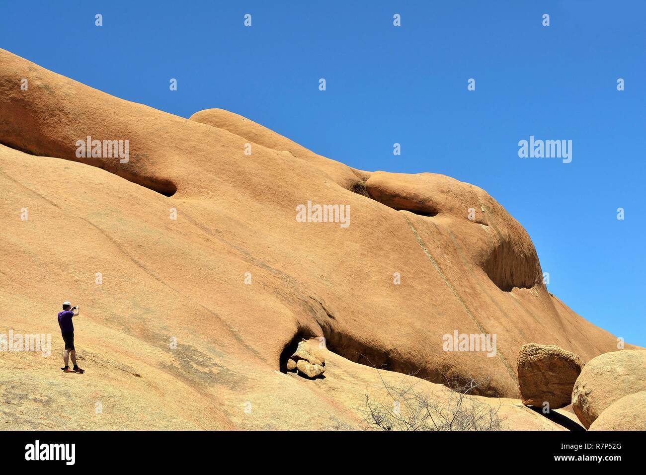 Namibia, Damaraland, Spitzkop, granite peaks Stock Photo - Alamy