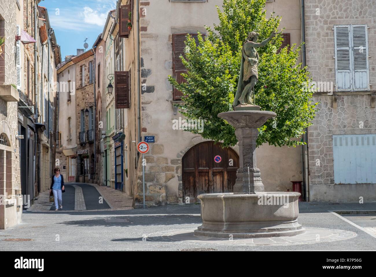France, Haute Loire, Brioude, Allier valley Stock Photo - Alamy