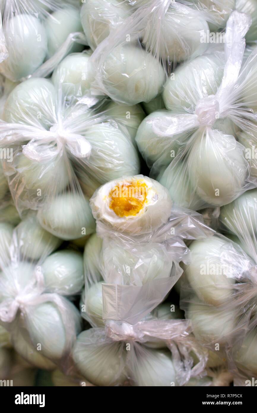 China, Beijing, sale of egg cooked in salt in a hutong Stock Photo - Alamy