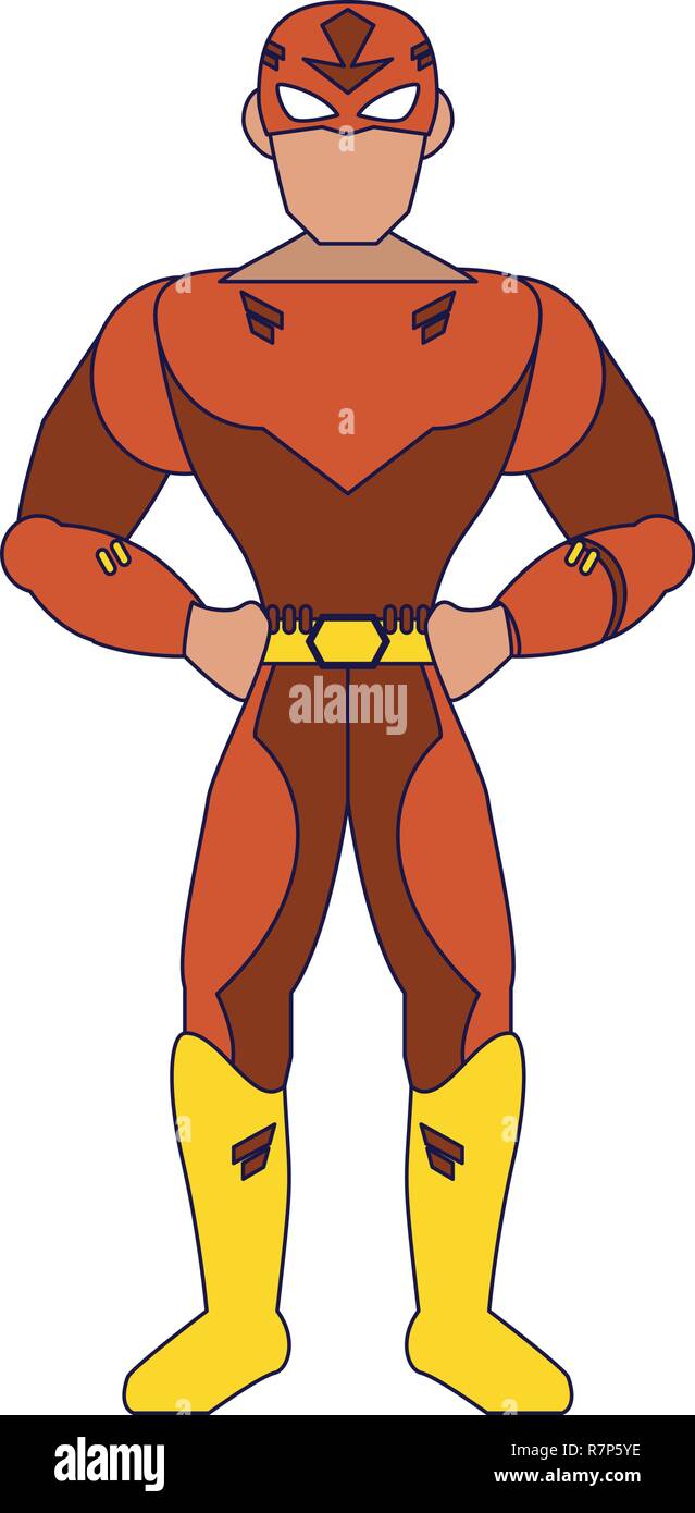 Superhero character cartoon Stock Vector Image & Art - Alamy