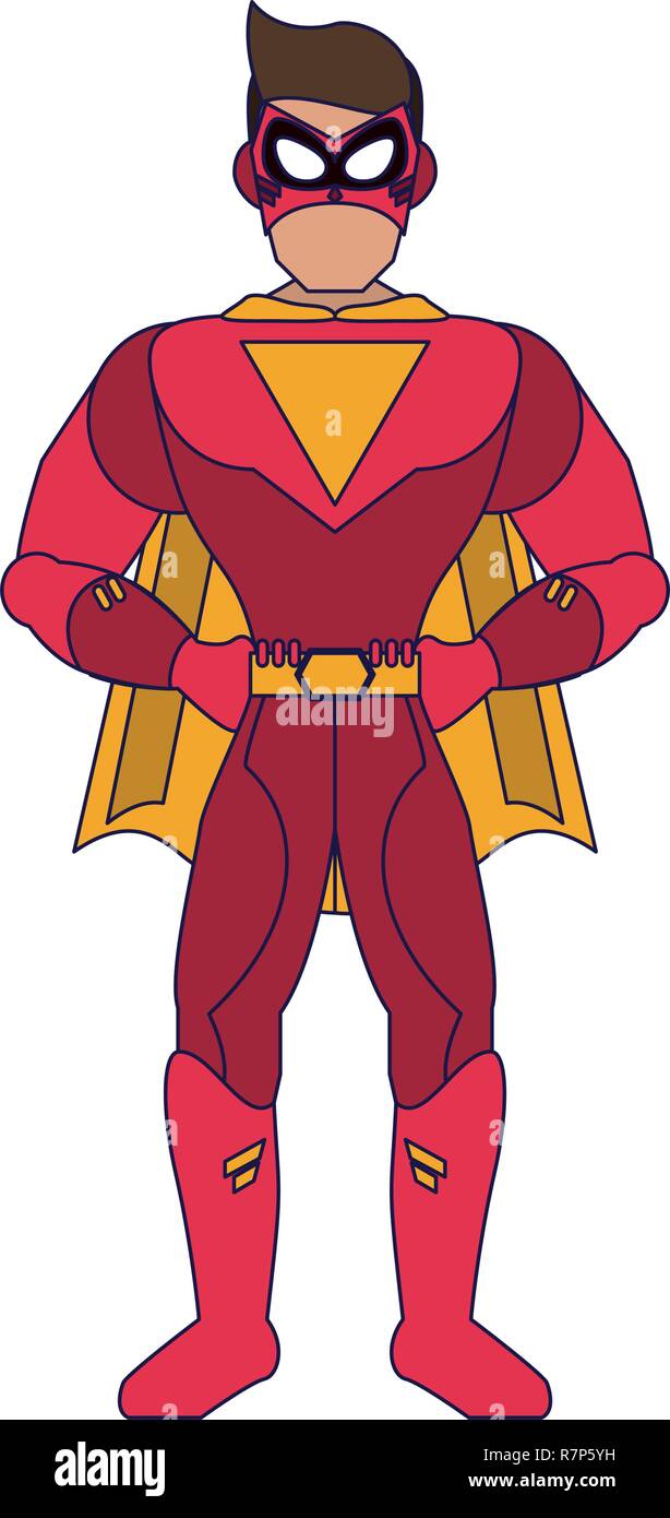 Superhero character cartoon Stock Vector Image & Art - Alamy