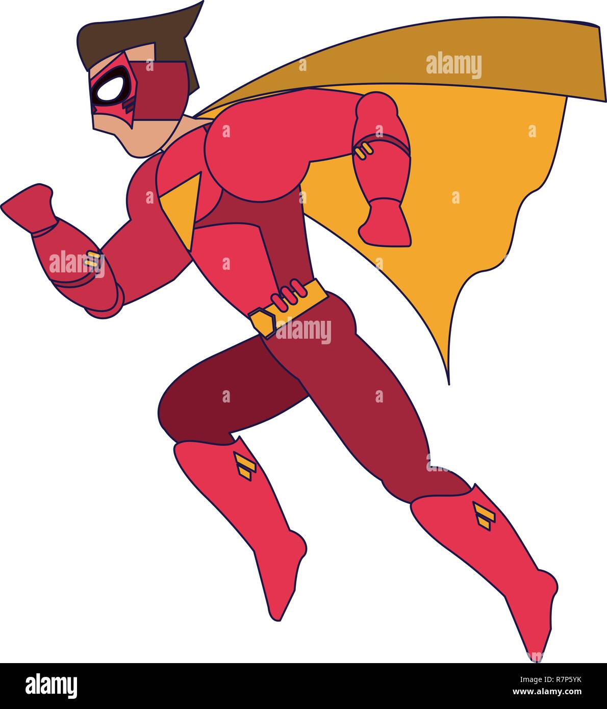 Superhero character cartoon Stock Vector Image & Art - Alamy