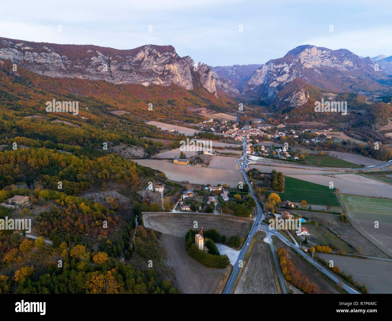 France, Drome, village of Saou Stock Photo - Alamy