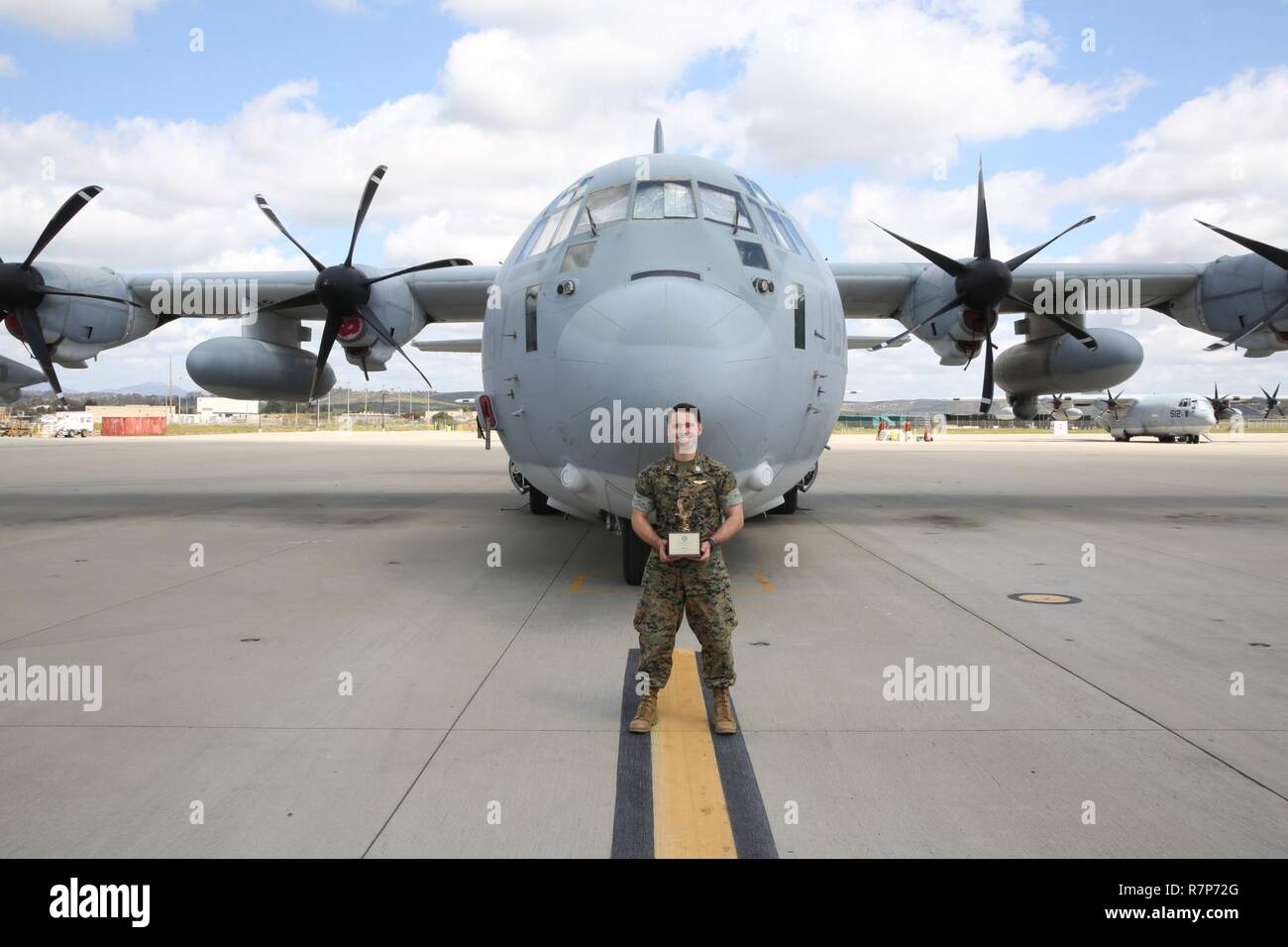 Capt. Christopher Lavergne, a KC-130J Super Hercules pilot with Marine ...