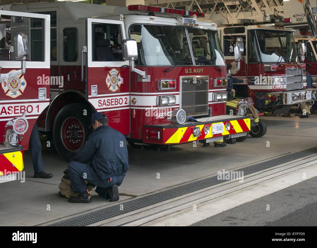 SASEBO, Japan (Mar. 29, 2017) Members of Commander Naval Forces Japan ...