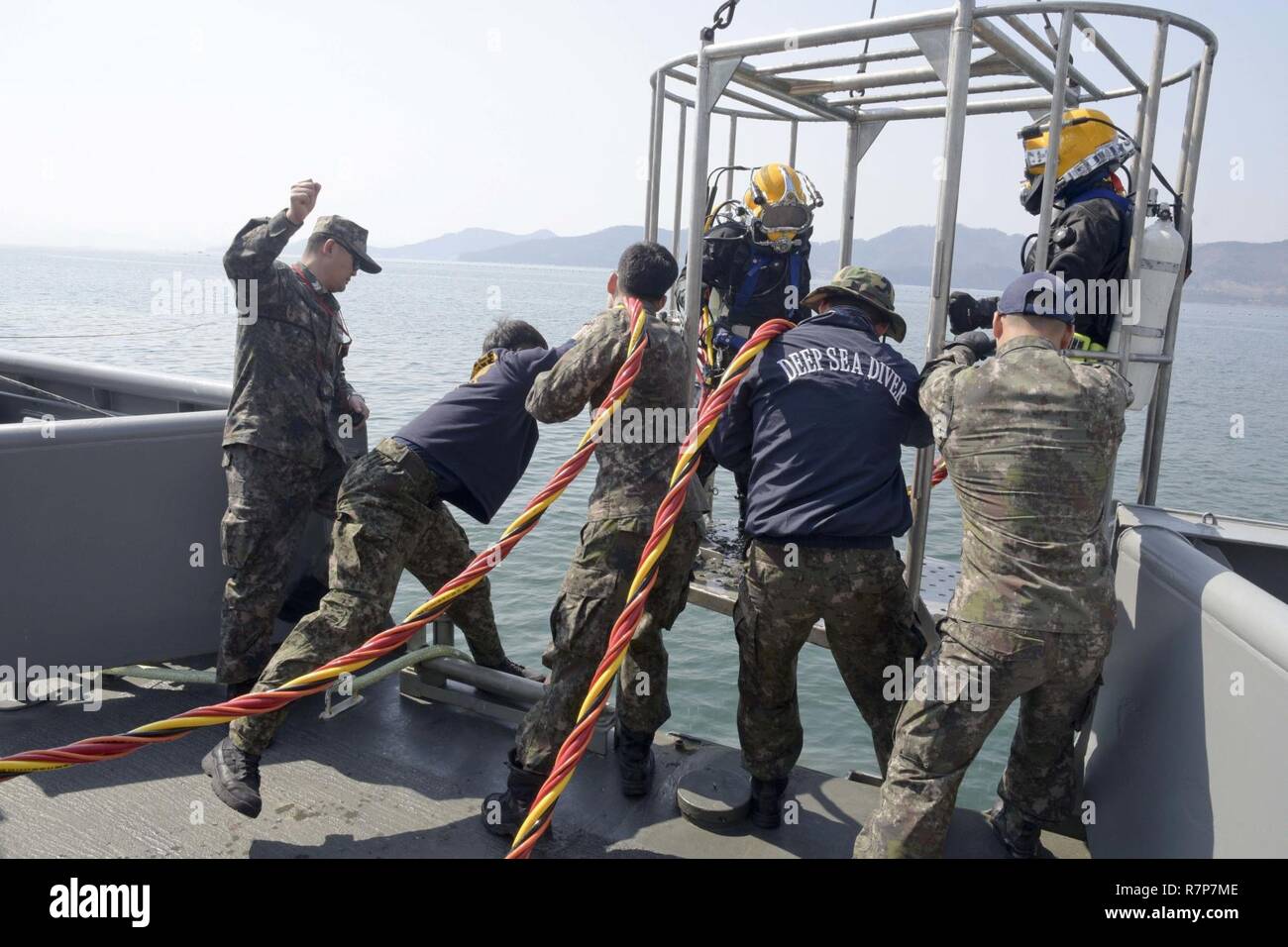 WATERS SURROUNDING THE KOREAN PENINSULA (March 28, 2017) U.S. Navy and ...