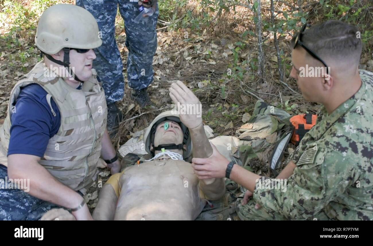 Tactical combat casualty care tccc field training exercise hi-res stock ...