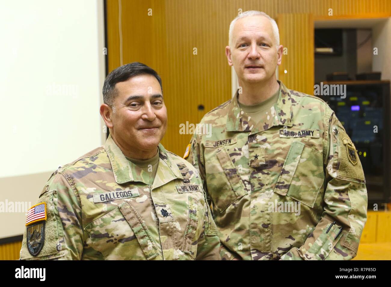 Lt. Col. Johnnie Gallegos, embedded liaison with training and exercises ...