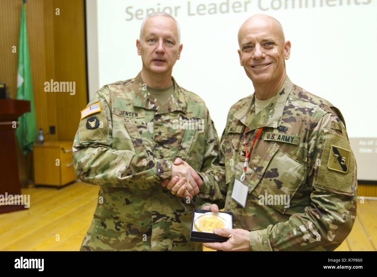 Brig. Gen. Jon Jensen, U.S. Army Africa deputy commander, thanks U.S ...