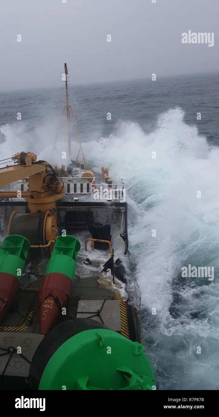 The Coast Guard Cutter Marcus Hanna transits the Gulf of Maine, Tuesday ...