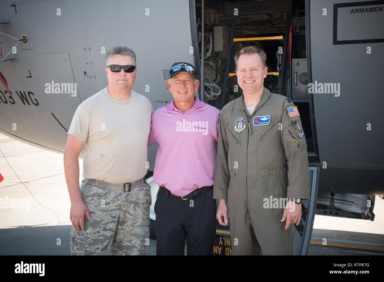 Lt. Col. Sean Cross, 53rd Weather Reconnaissance Squadron pilot ...
