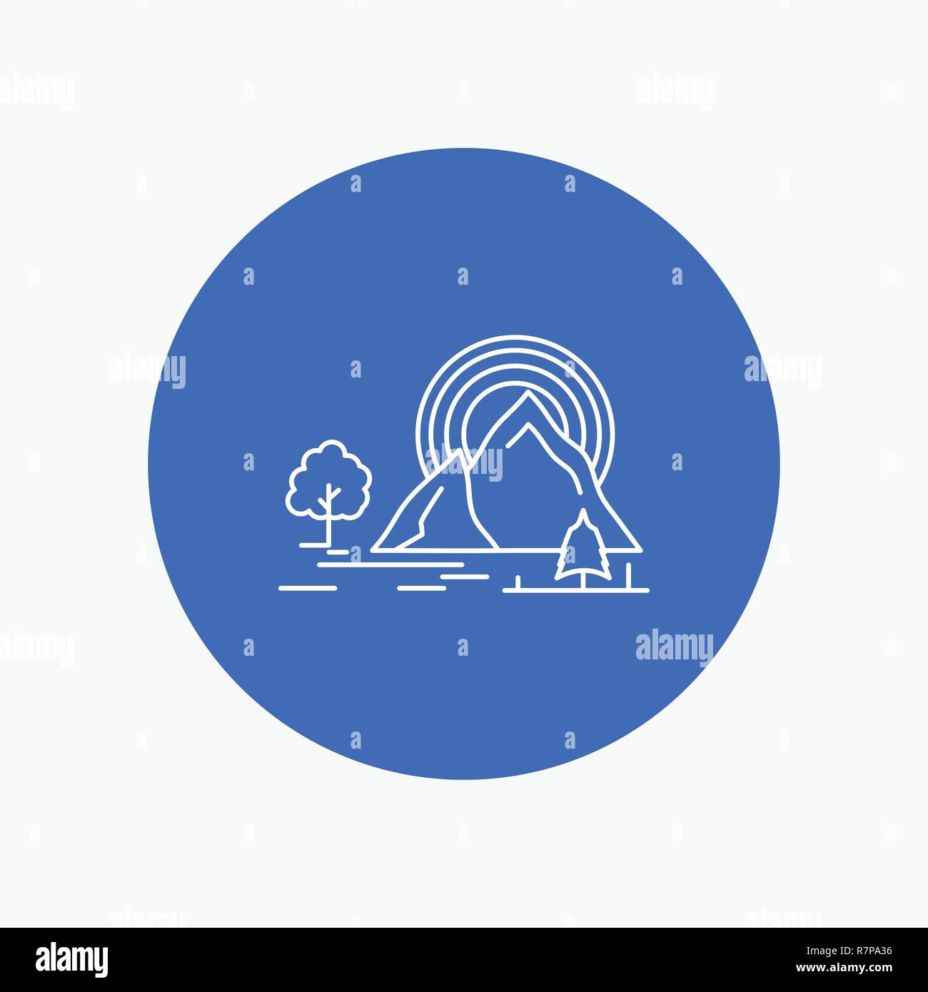 Hiking in the rainbow mountains Stock Vector Images - Alamy