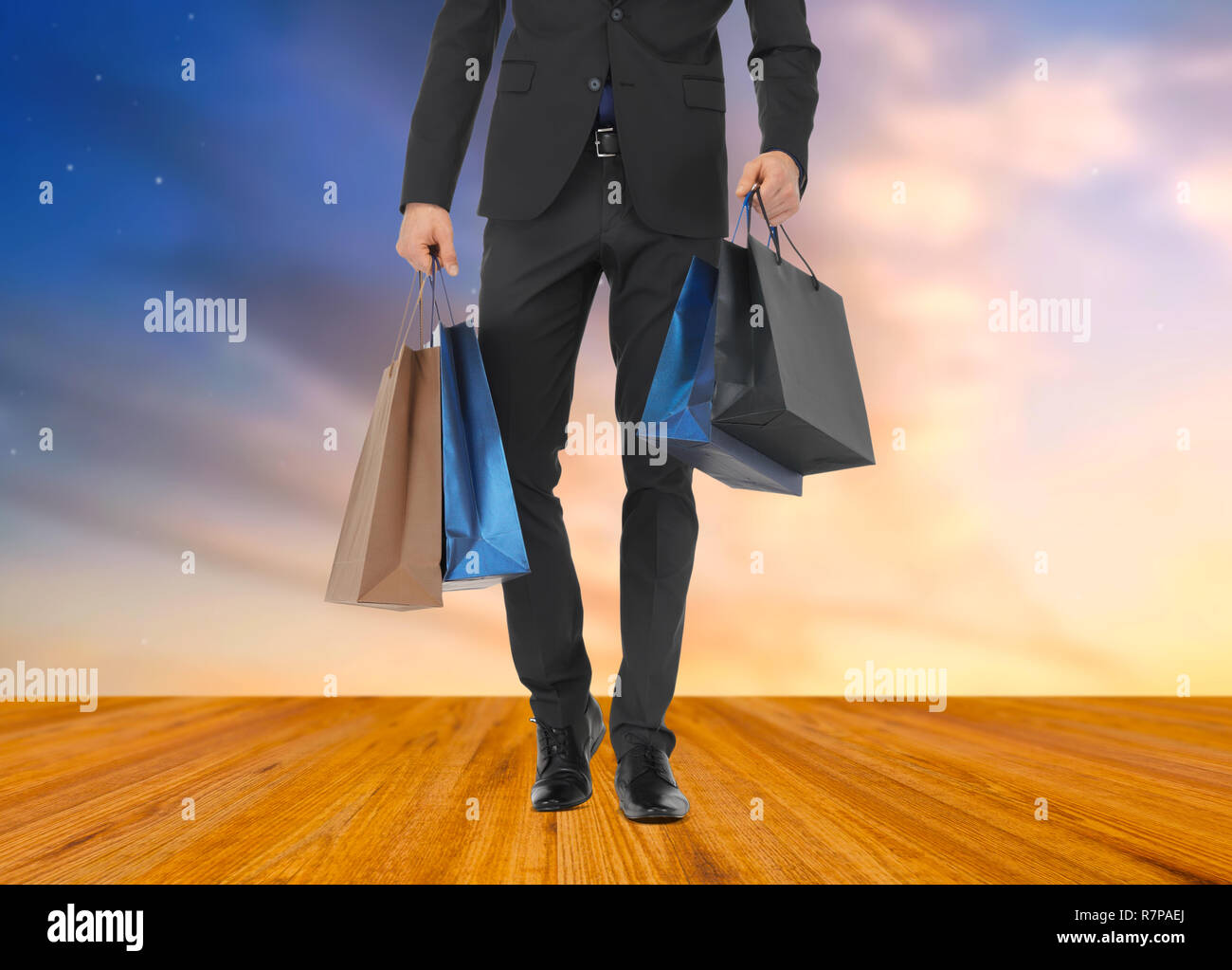 Suit shopping bag hi-res stock photography and images - Alamy