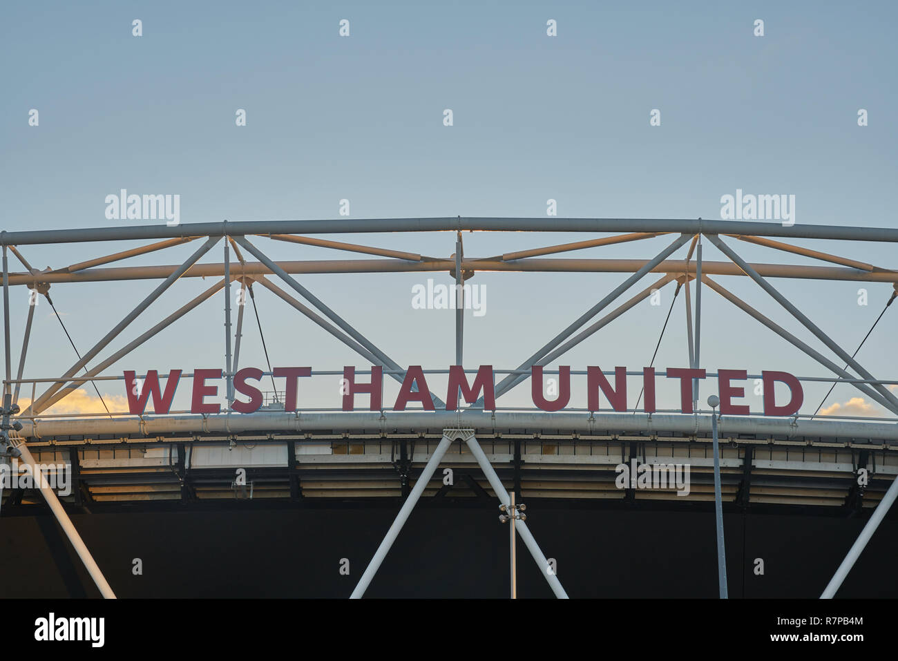 west ham united London stadium Stock Photo - Alamy