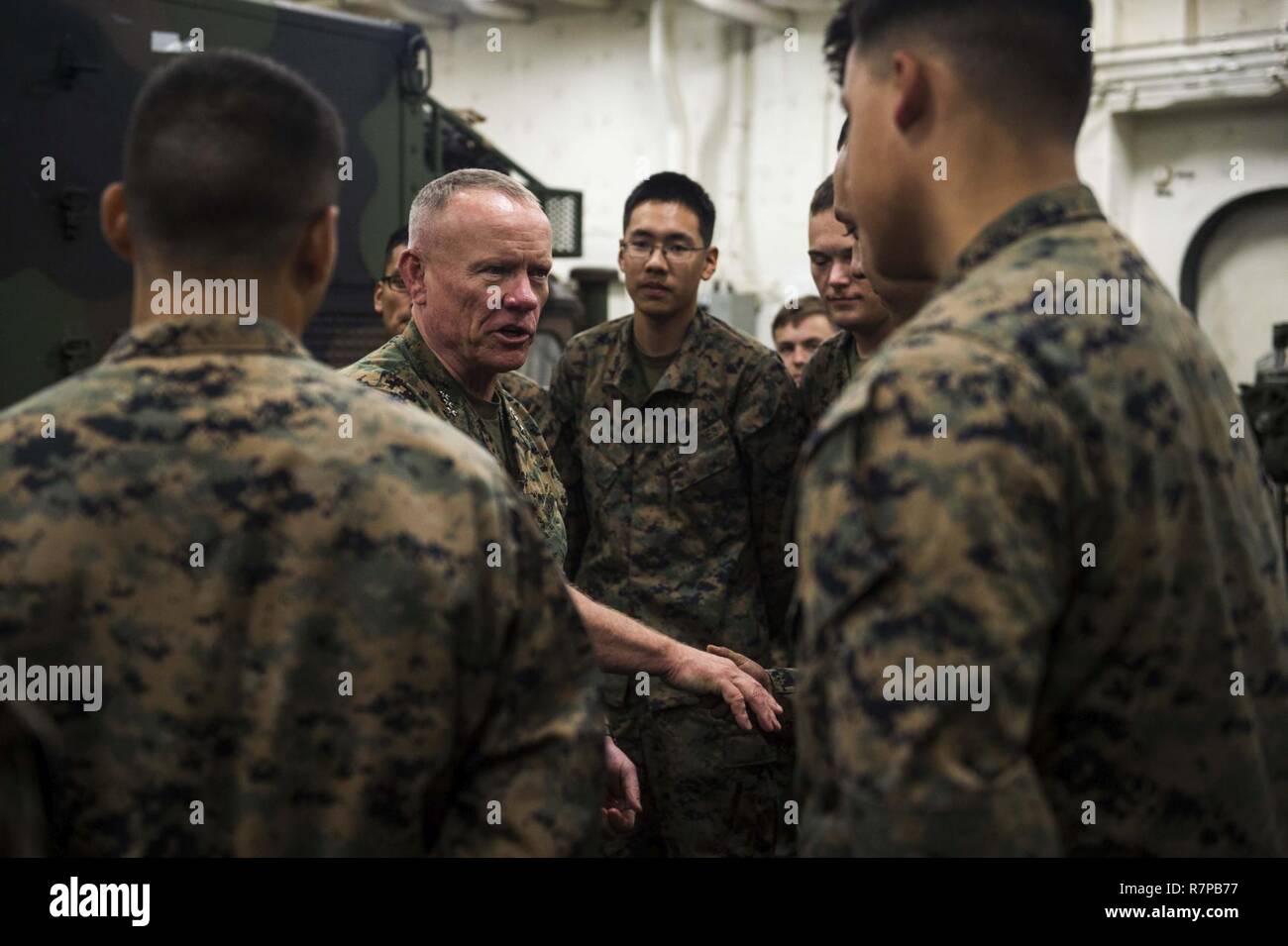 EAST CHINA SEA (March 21, 2017) Lt. Gen. Lawrence D. Nicholson ...