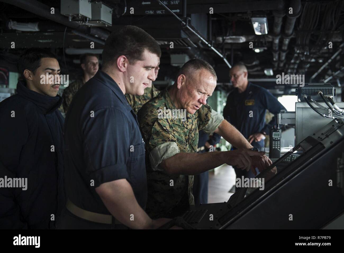 EAST CHINA SEA (March 21, 2017) Lt. Gen. Lawrence D. Nicholson ...