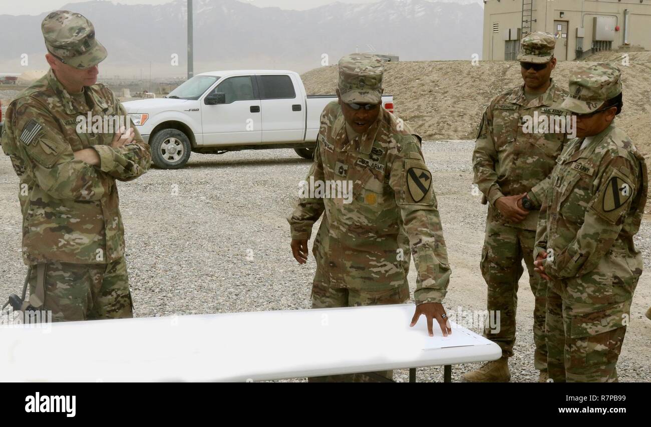Master Sgt. Christopher E. Gunby (center), 1st Cavalry Division ...