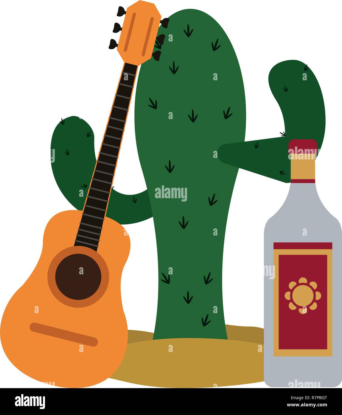 Tequila mexican drink Stock Vector Image & Art - Alamy
