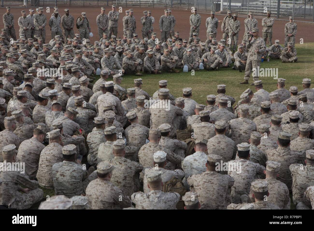 U.S. Marine Corps Col. James B. Wellons, commanding officer of Marine ...