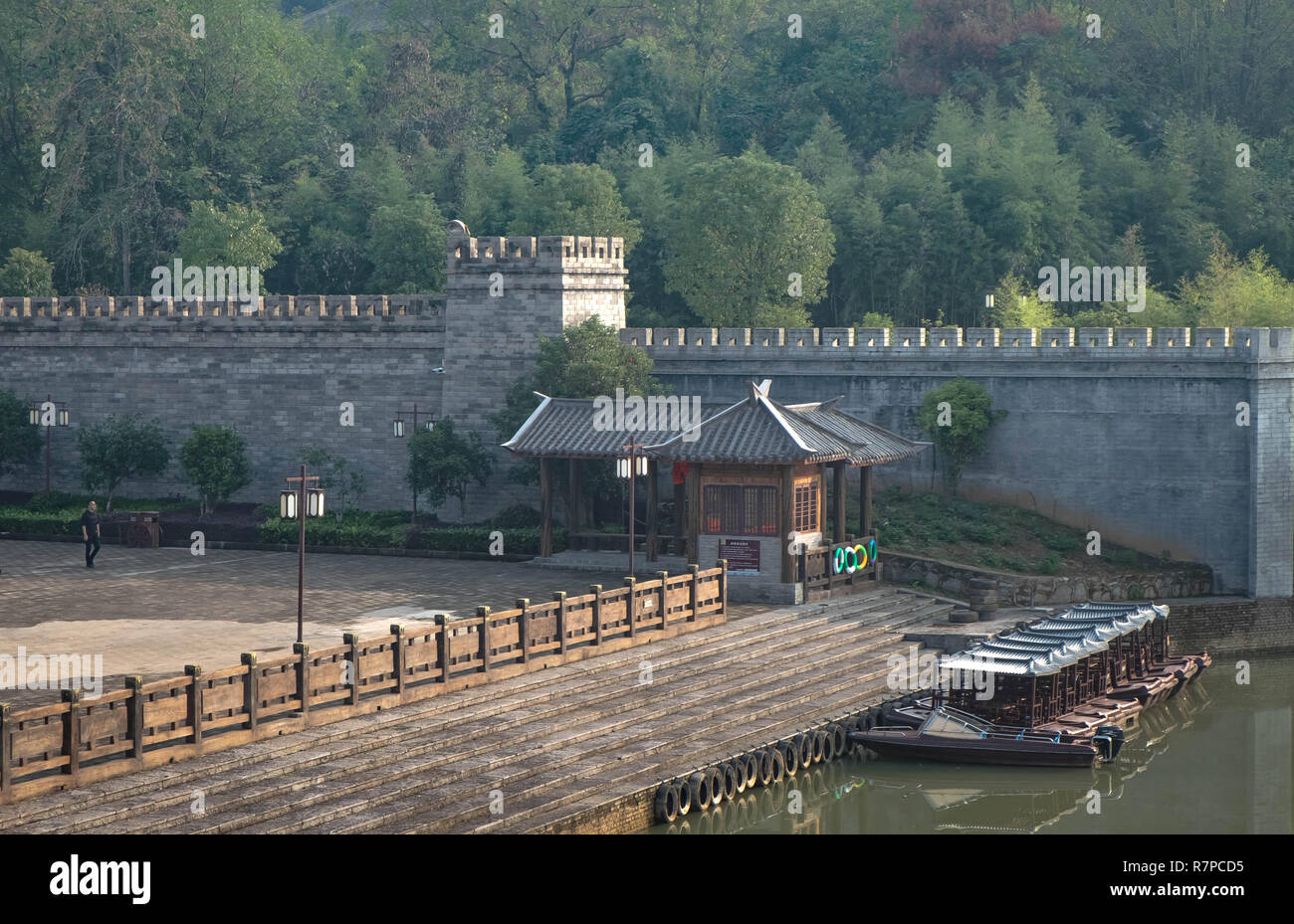 Chibi, Hubei/ CHINA - OCT 25, 2018:The ancient battle field of The red ...