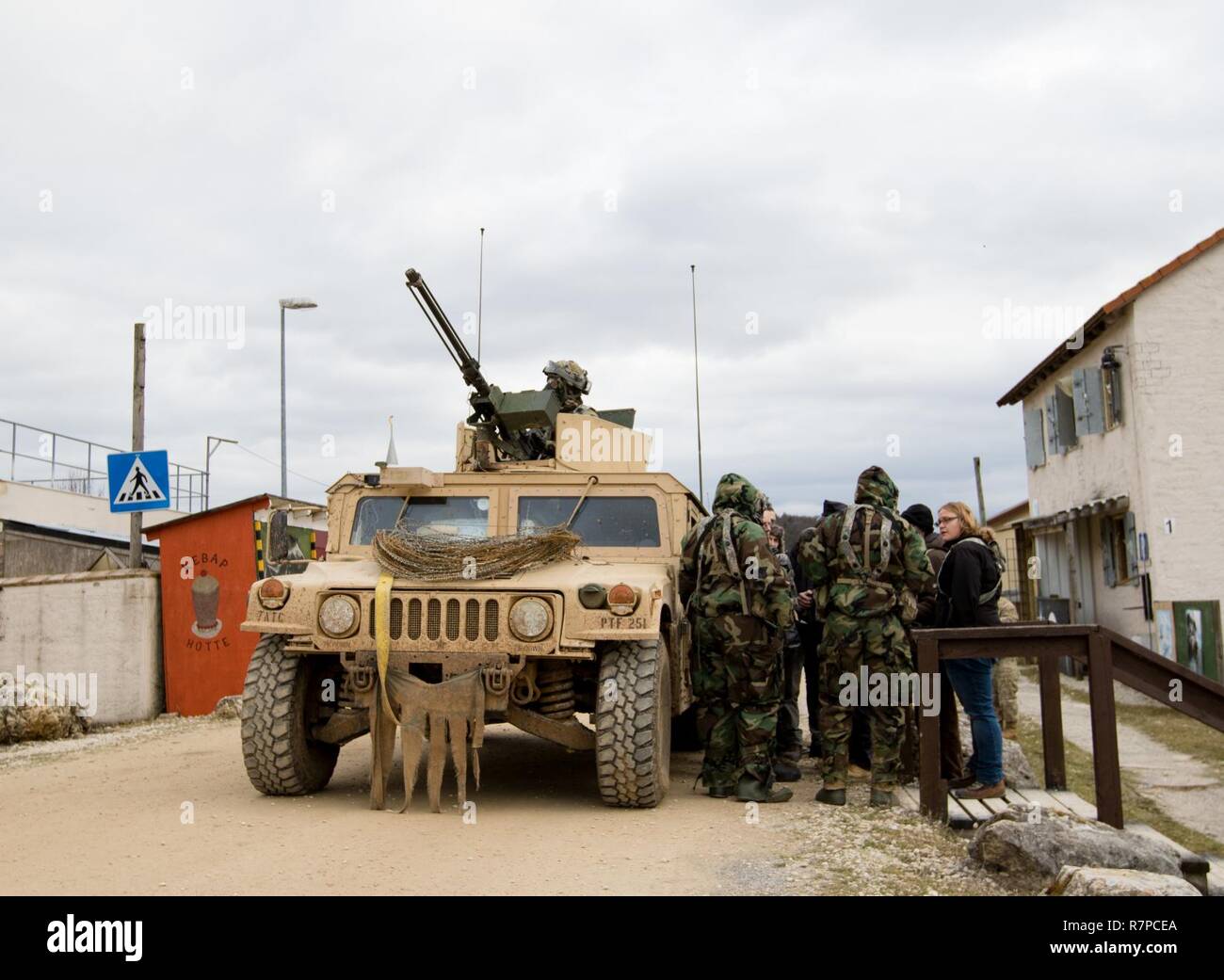 Members of the CBRN Recce Platoon, 54th Brigade Engineer Battalion ...