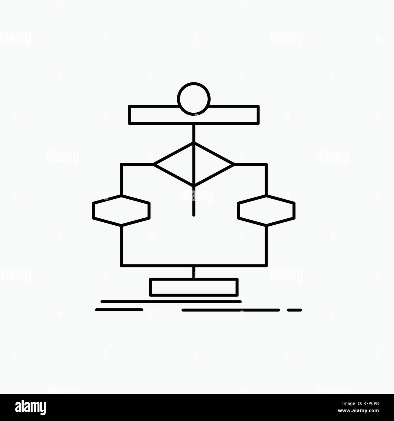 Flowchart arrow block Stock Vector Images - Alamy