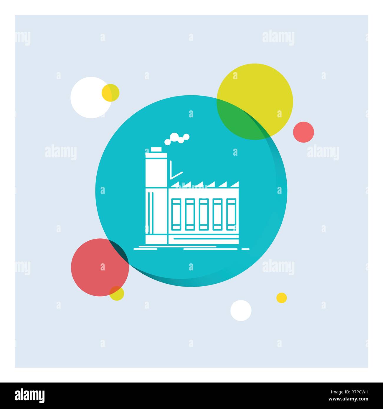 Manufacturing circle white background Stock Vector Images - Alamy