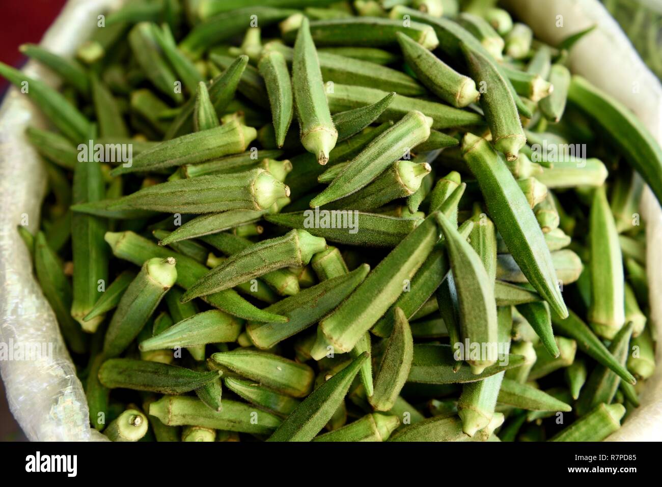 Okro pods hi-res stock photography and images - Alamy