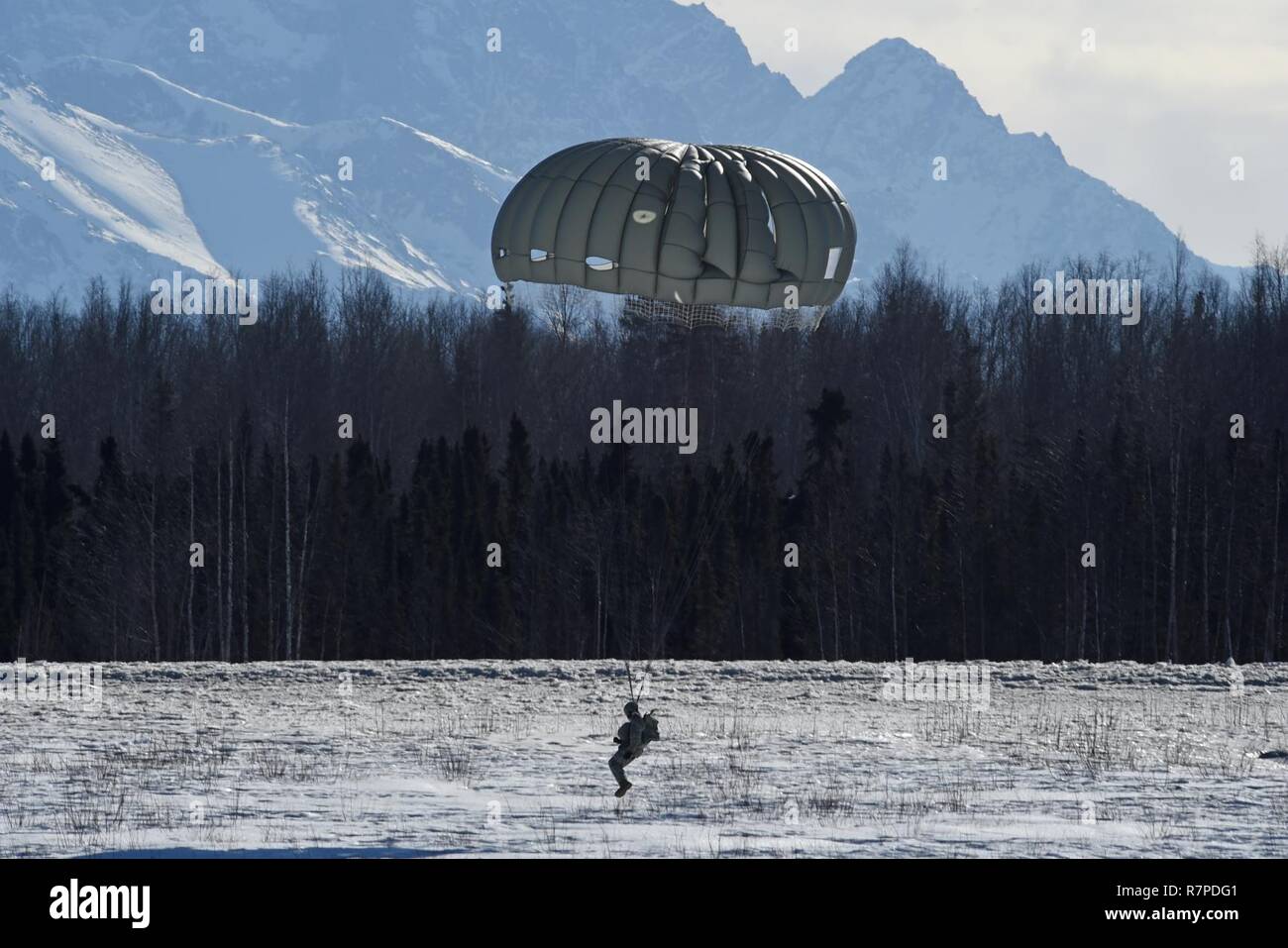 A paratrooper with the 4th Quartermaster Company, 725th Brigade Support ...