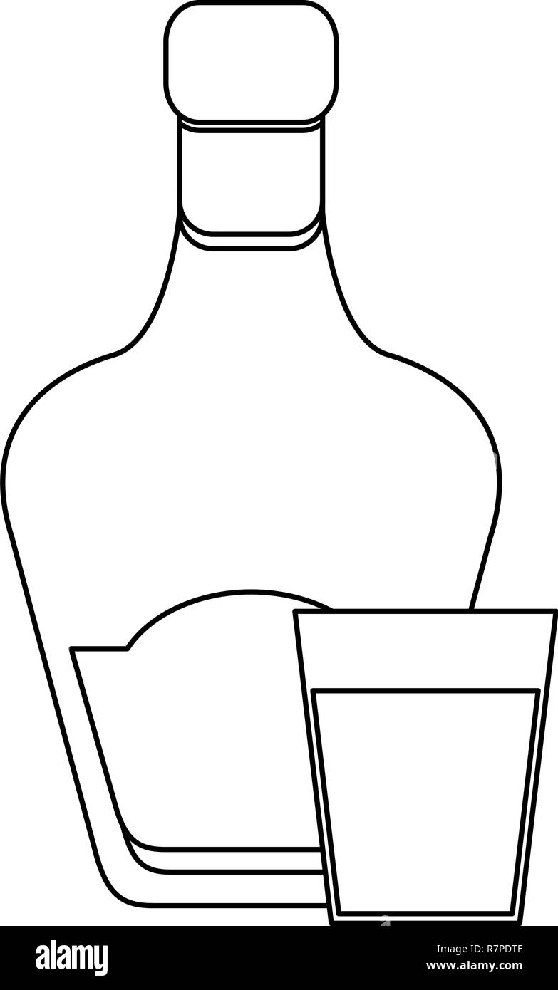 Shot drinks in bar Stock Vector Images - Alamy