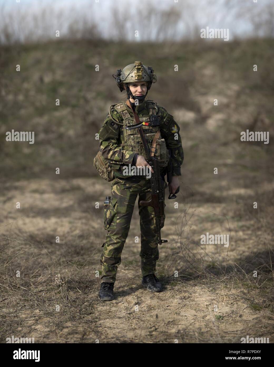 CAPU MIDIA, ROMANIA (March 20, 2017)— Romanian Sailor Cpl. Pintilie ...