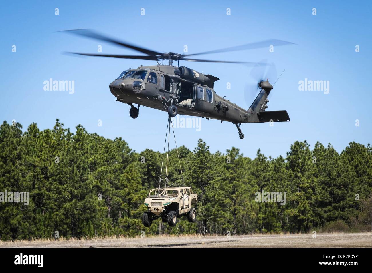 A UH-60 Black Hawk helicopter assigned to the 2nd Assault Helicopter ...