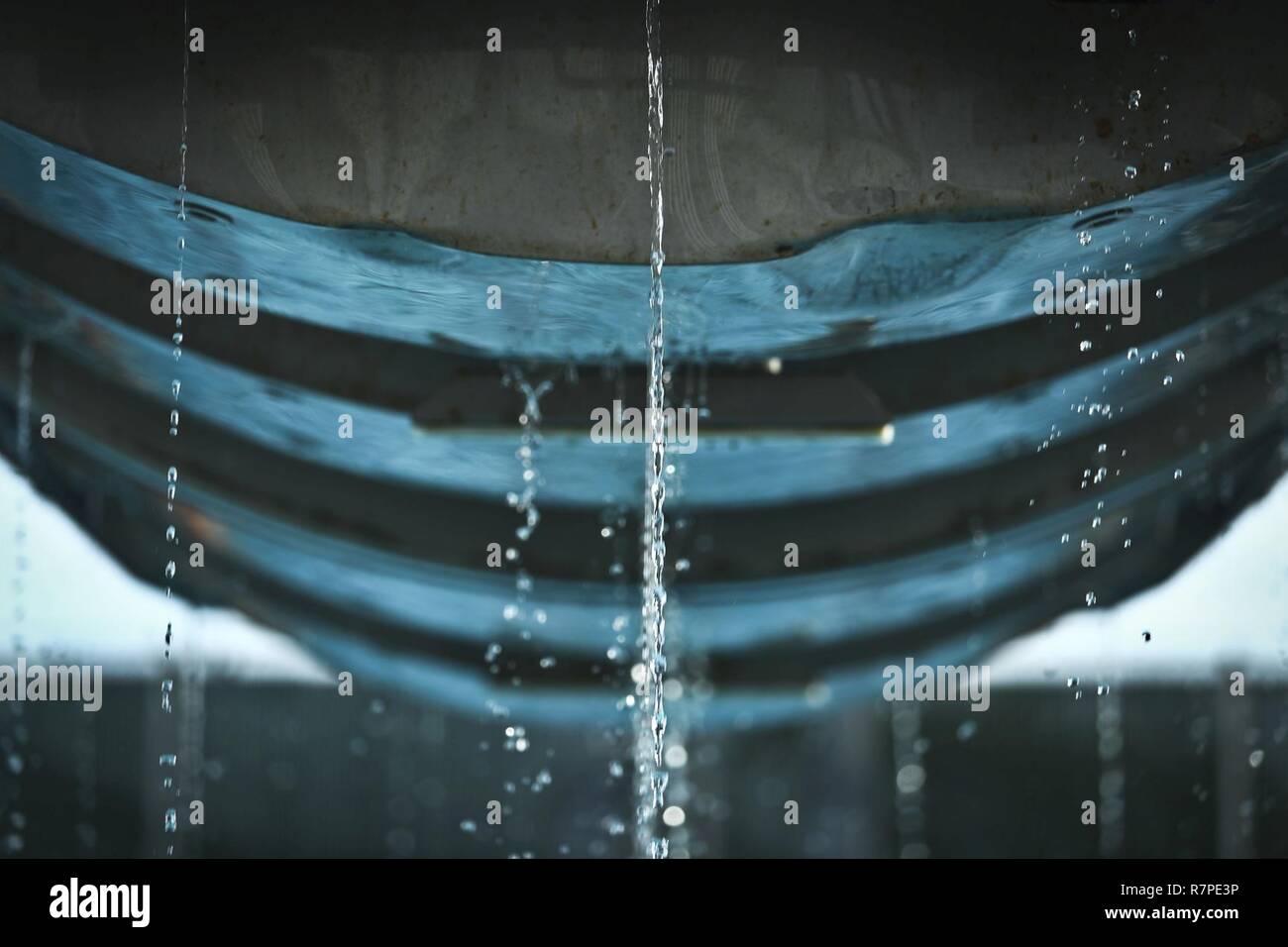 A Modular Amphibious Egress Trainer flips emerges from water during ...