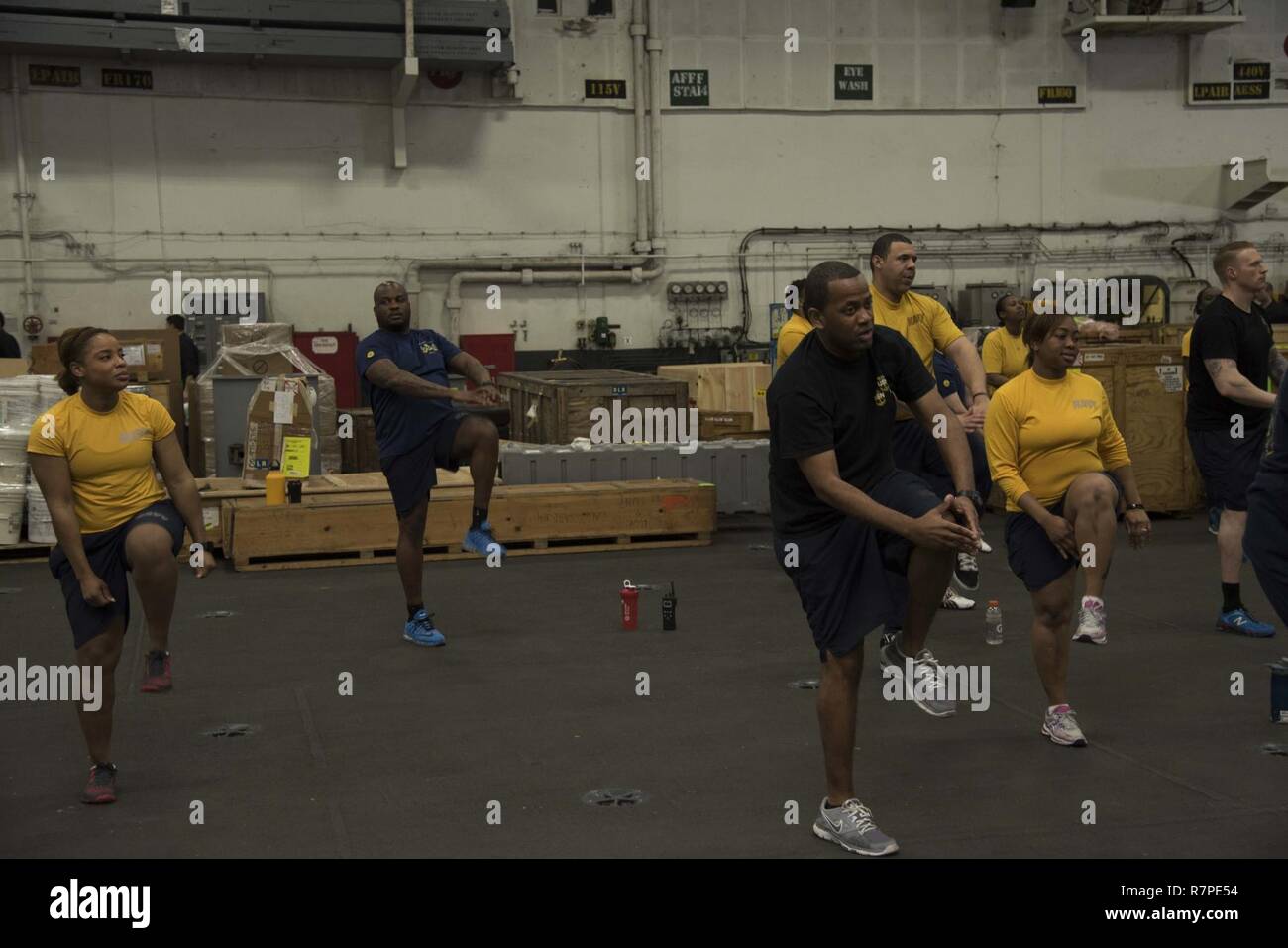 ATLANTIC OCEAN (March 21, 2017) Chief and 1st Class Petty Officers ...