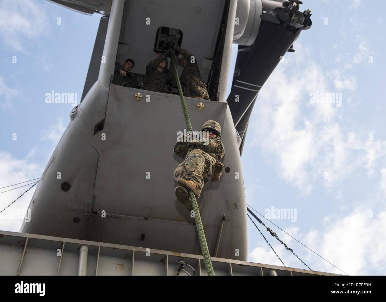 PHILIPPINE SEA (March 21, 2017) Cpl. Hector Colon, from Bronx, N.Y ...