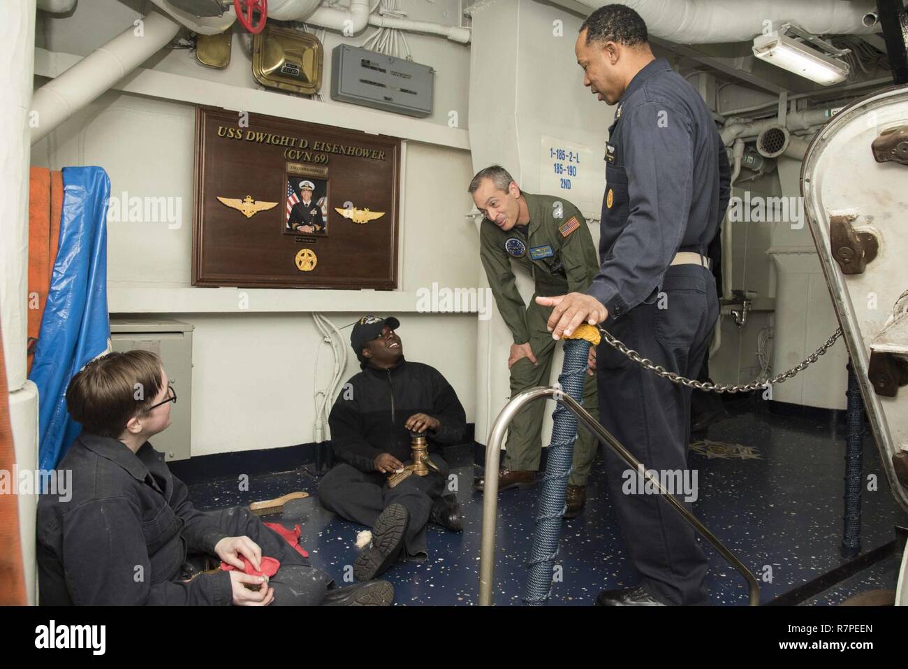 ATLANTIC OCEAN (March 21, 2017) Capt. Craig Sicola, the executive ...